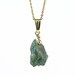 Apatite Pendant Necklace on 14K Gold Filled Emerald Green