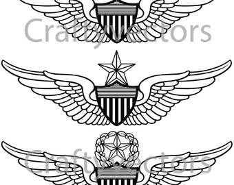 Army aviator wings | Etsy