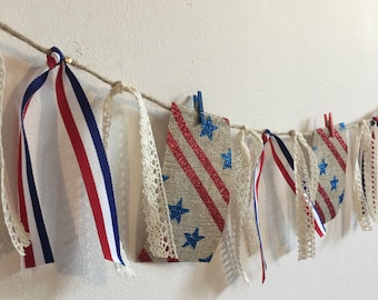 Patriotic banner | Etsy