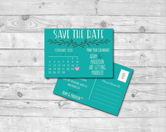 Pdf save the date | Etsy