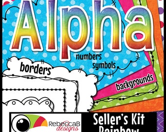 Alpha clipart | Etsy