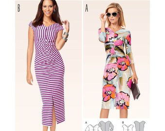 Ruched dress pattern | Etsy