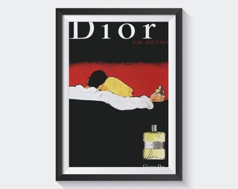 Dior poster | Etsy