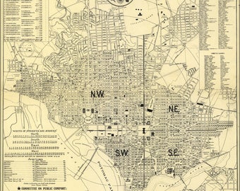 Fantasy map of Washington DC