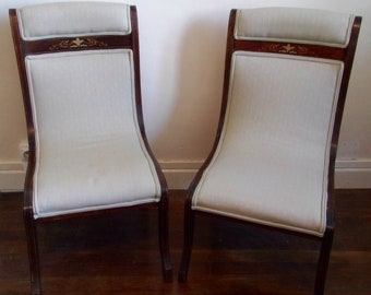 Boudoir chairs | Etsy