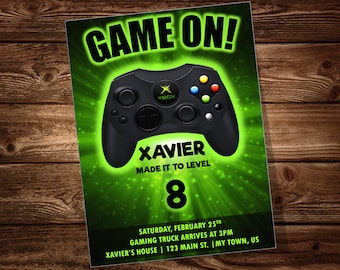 Xbox invitation | Etsy
