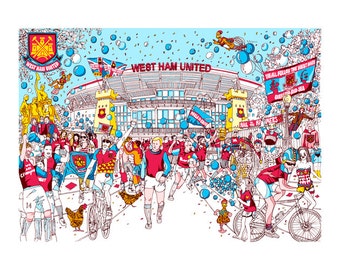 West ham united | Etsy