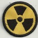 Small Radioactive Sign Patch Custom Made