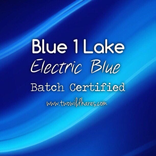 ELECTRIC BLUE LAKE Fd&c Blue 1 Lake, 41% High Dye Load, Batch Certified ...