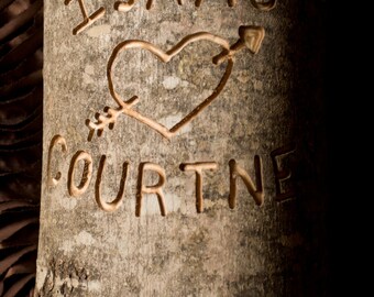 Engraved tree | Etsy