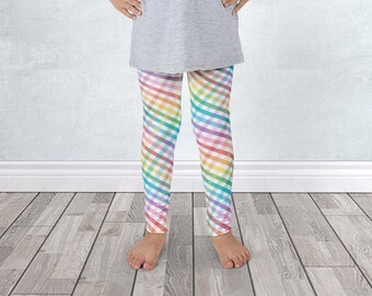 Rainbow leggings | Etsy
