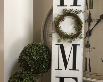 Rustic home sign | Etsy