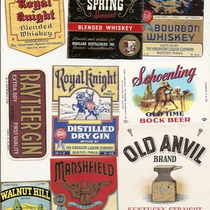 Old whiskey labels | Etsy