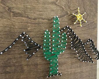 Cactus string art | Etsy