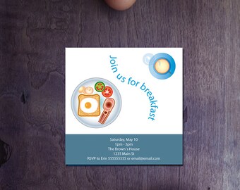 Breakfast invite | Etsy