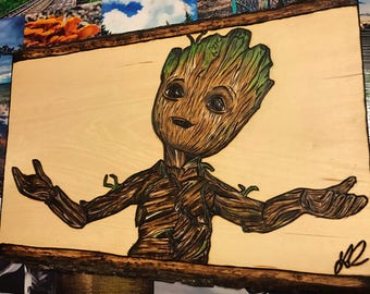 Baby groot decor | Etsy