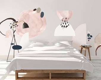 Abstract wall decal | Etsy