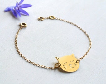 Cat bracelet | Etsy