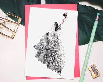 Wolf birthday | Etsy