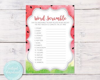 Watermelon theme | Etsy