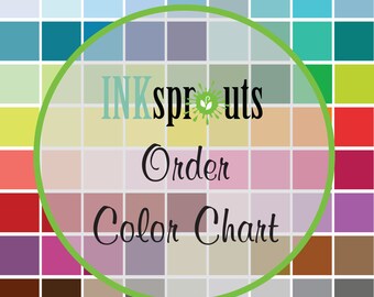 Color chart sample | Etsy