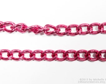 Pink chain | Etsy