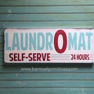 Laundromat sign | Etsy