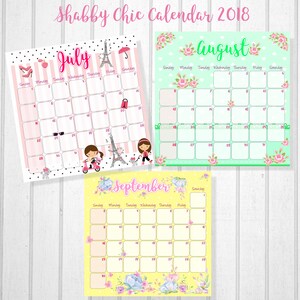 Cute calendar | Etsy