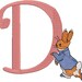 Peter Rabbit Alphabet Machine Embroidery Designs