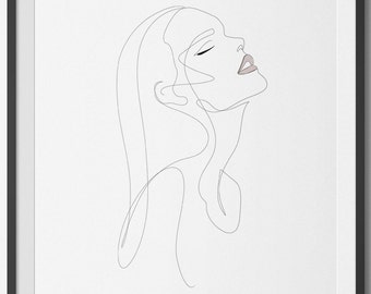 One line drawing | Etsy