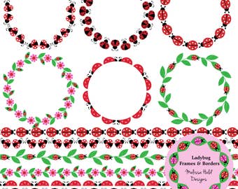 Ladybug border | Etsy