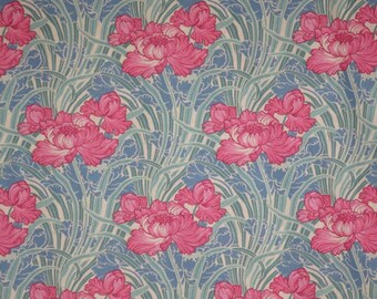 Cabbage rose fabric | Etsy