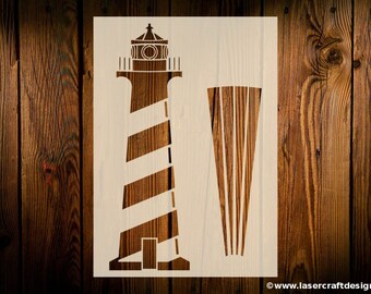 Lighthouse stencils | Etsy