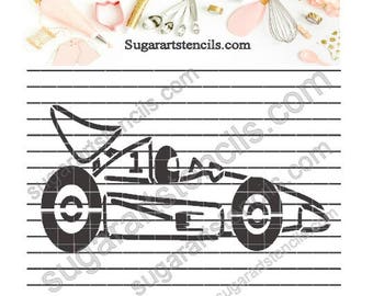 Race car stencil | Etsy