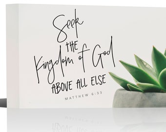 Seek Ye First The Kingdom Of God And His Righteousness