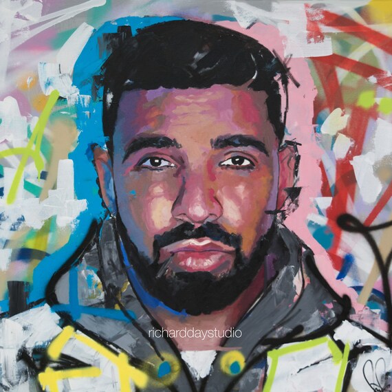 Drake Original Painting 40 52 Art Music Rap