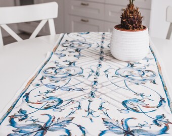 Greek table runner | Etsy