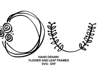 Aztec Tribal Monogram Frame dxf and svg for use with