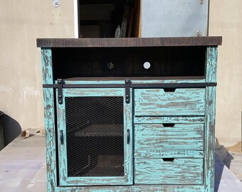 Rustic tv stand | Etsy