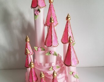 Castle cake topper | Etsy