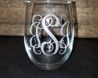 Cursive initials | Etsy