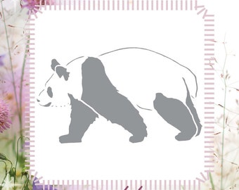 Panda stencil | Etsy