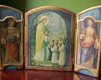 Religious triptych | Etsy