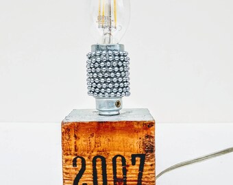 Upcycled lamp | Etsy