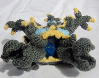 PDF CROCHET PATTERN Pokemon Froakie Frog Amigurumi