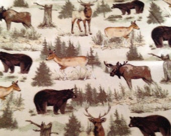 Wildlife flannel | Etsy