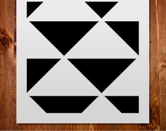 Triangle stencil | Etsy