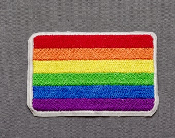 Transgender Trans Pride Flag embroidered patch