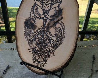 Wood burned art | Etsy