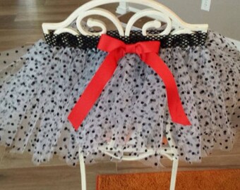 White polka dot tutu | Etsy